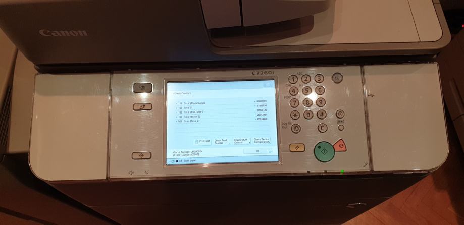 Multifunkcijski uređaj Canon imageRUNNER ADVANCE C7260i s FINISHEROM