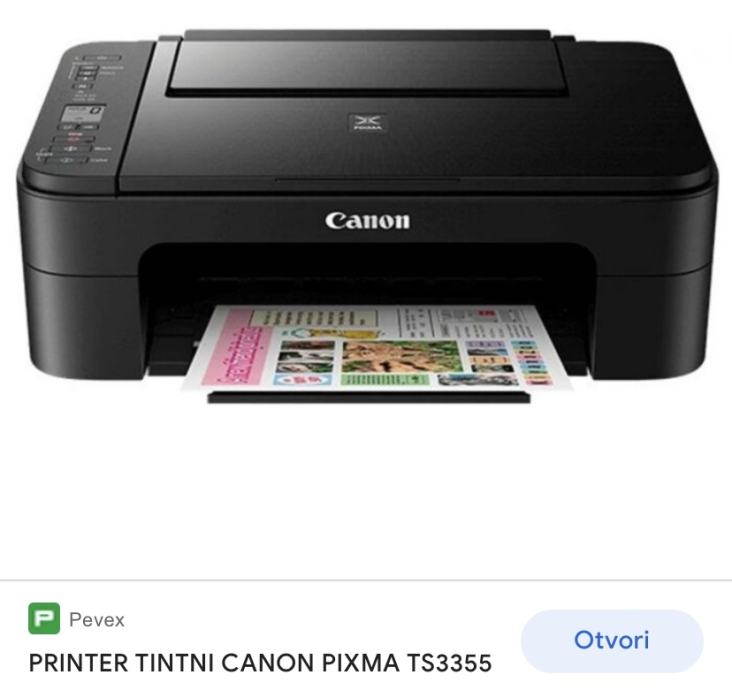 Printer Canon pixma TS3355