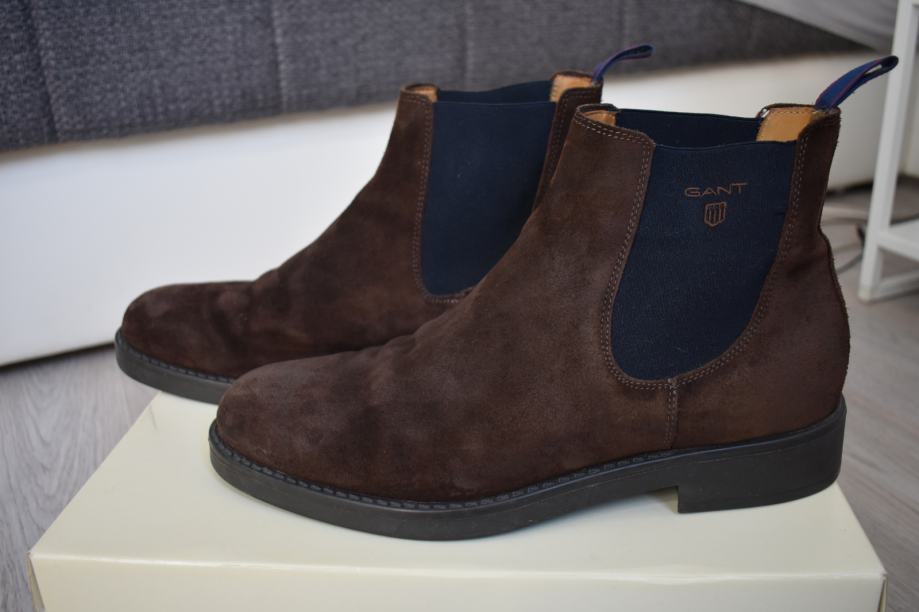 Gant elegantne muške cipele,br 44,original, kao nove,100% brušena koža