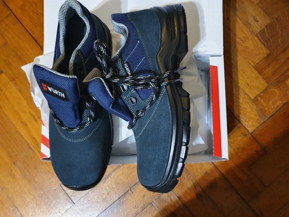Wurth kožne muške radne cipele sa zaštitnom kapicom