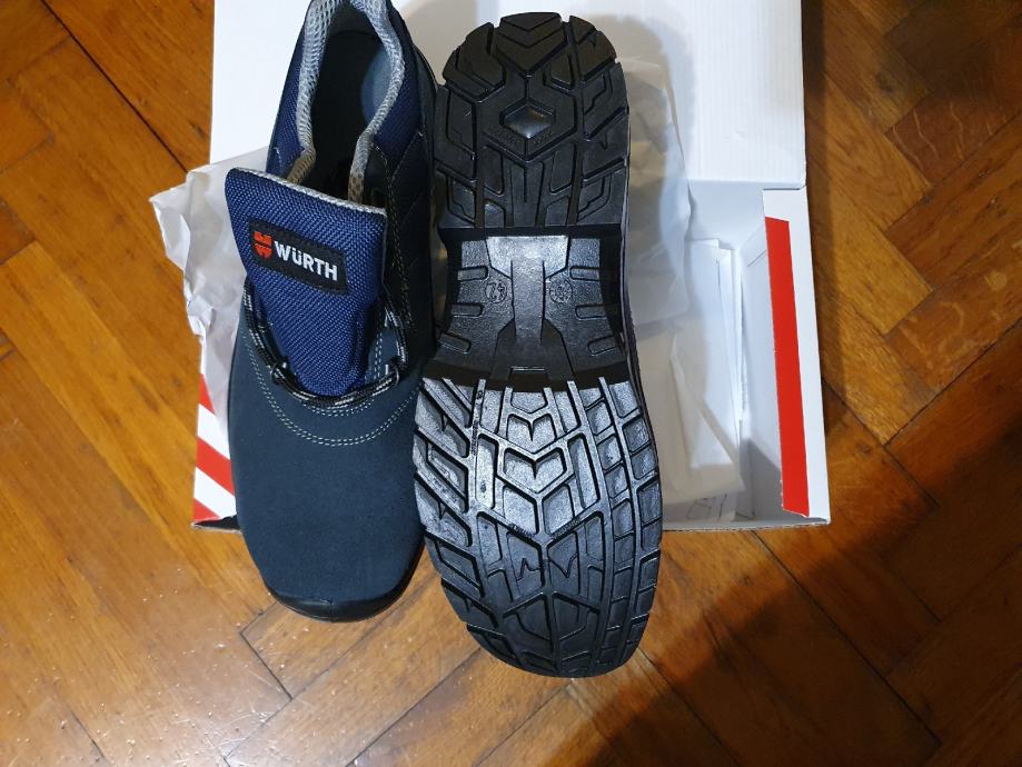 Wurth kožne muške radne cipele sa zaštitnom kapicom