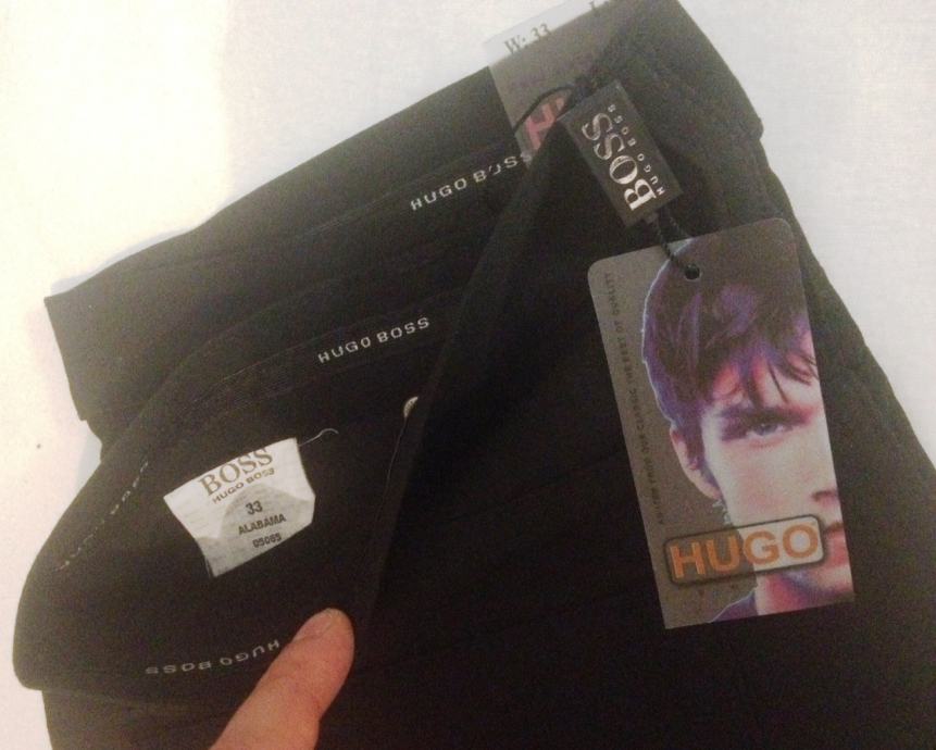 HUGO BOSS HLAČE, NOVE, ZAPAKIRANE, CRNE = *** 330 kn