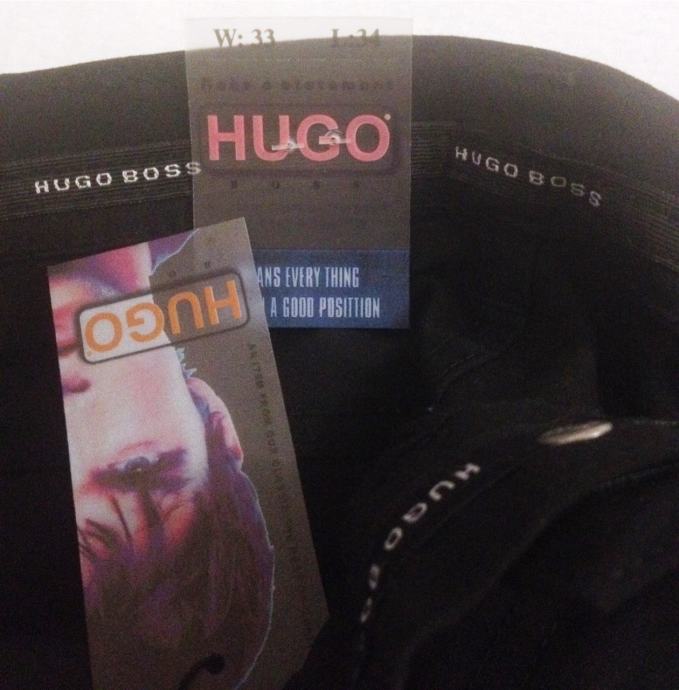 HUGO BOSS HLAČE, NOVE, ZAPAKIRANE, CRNE = *** 330 kn