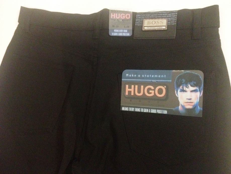 HUGO BOSS HLAČE, NOVE, ZAPAKIRANE, CRNE = *** 330 kn