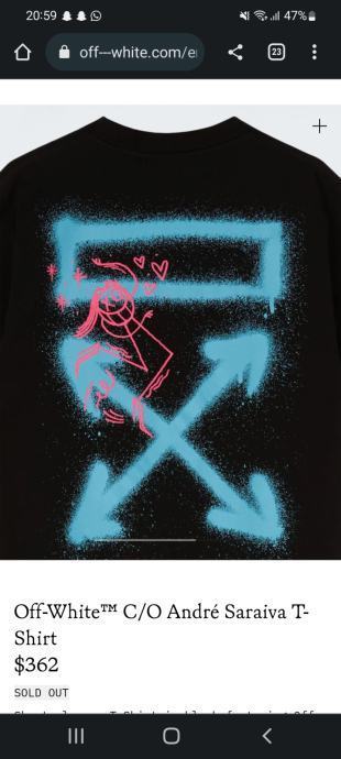 OFF WHITE kratka majica