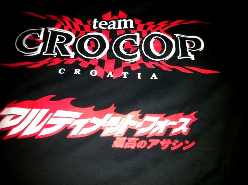 Cro Cop team majica marke Bodymark, sa potpisom Mirka.