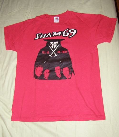 SHAM 69 majica, M, punk oi skinhead t-shirt