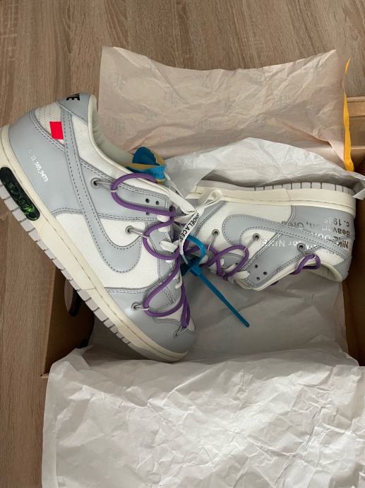 Nike dunk off white lot 47