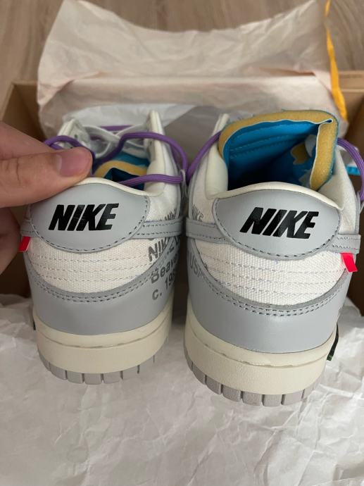 Nike dunk off white lot 47