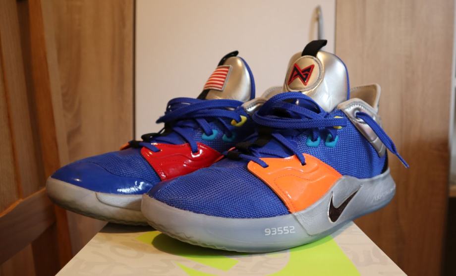 P: Nike Paul George 3 - PG3 - NASA - Apollo 14 - košarkaške tenisice