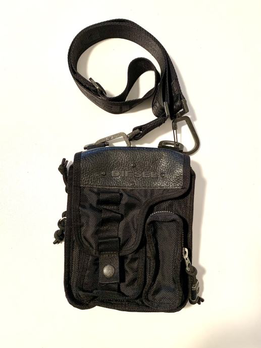 Diesel Shoulder Bag Black - muška torbica preko ramena