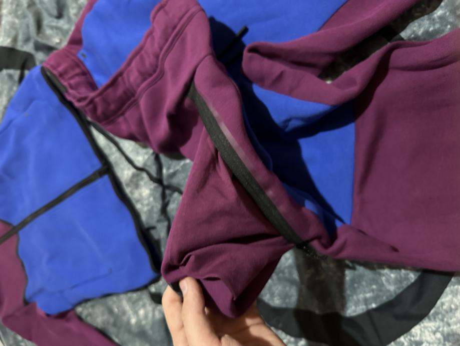 Nike Tech Fleece Purple Blue vel S