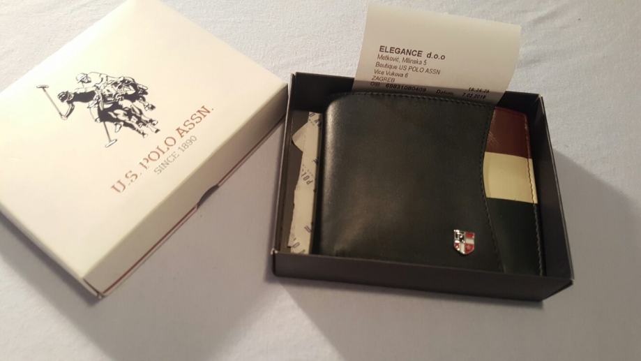 originalni muški kožni novčanik US POLO ASSN