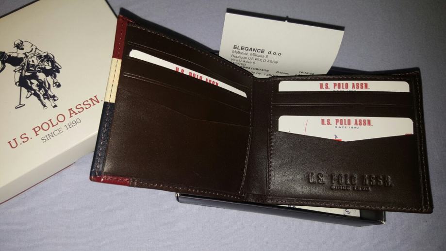 originalni muški kožni novčanik US POLO ASSN
