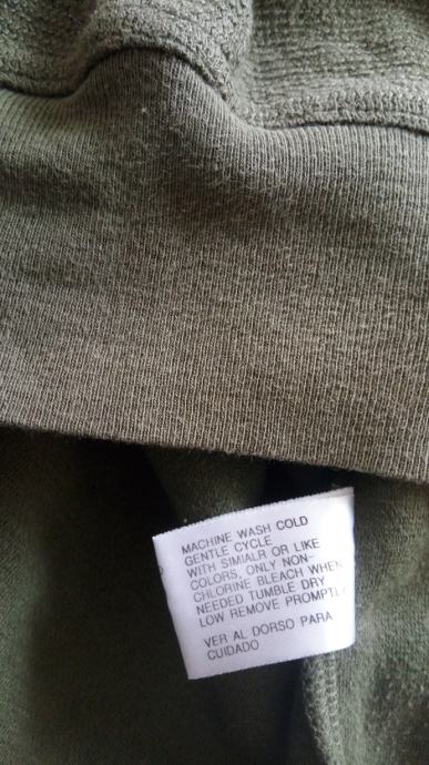 Muški maslinastozeleni pulover bez rukava NWT br L - 1+1 GRATIS