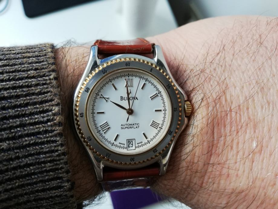 Bulova automatic superflat, muški sat