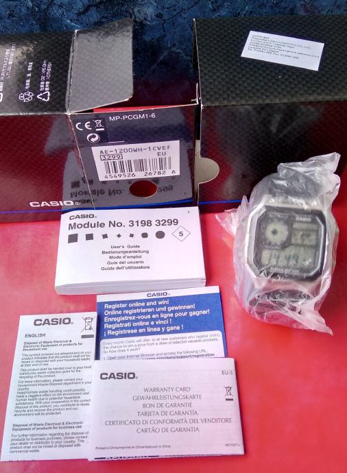 Casio AE-1200WH-1CVEF (modul 3299) Casio Royale NOVO