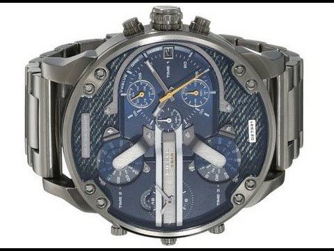 DIESEL SAT muški, metalni, velikih dimenzija