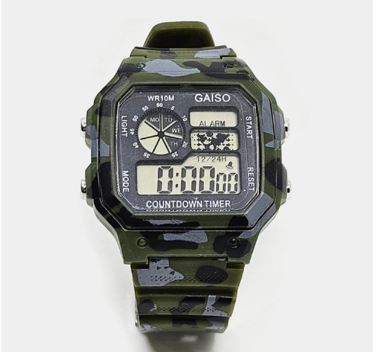 digitalni ručni sat - military