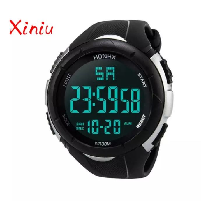 Digitalni sat, militari crni