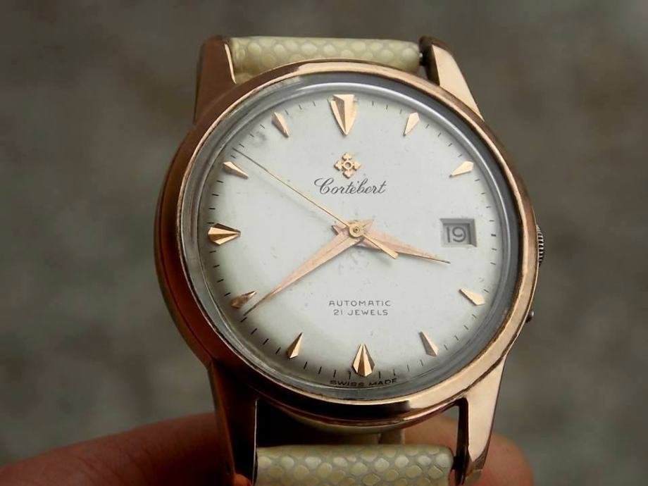 Izuzetno rijedak Cortebert-Corterotor,cal.704,čelik/zlato