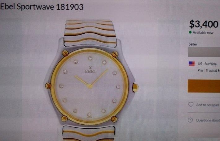 Luksuzni Ebel,zlato/čelik,mehanizam Ebel81(Cartier 81),model181903