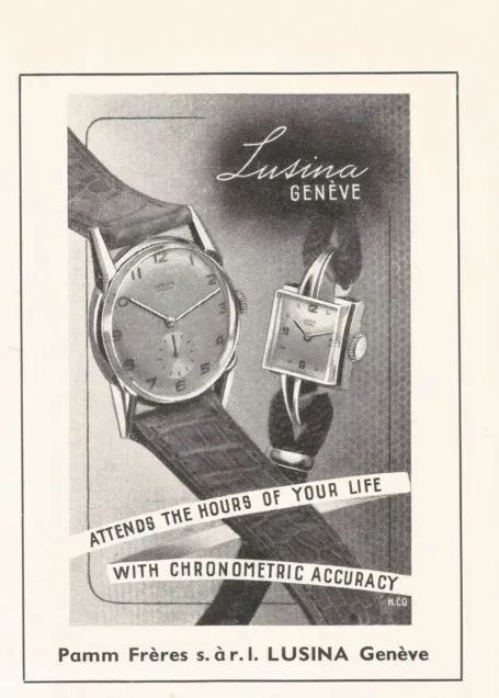 Lusina Geneve,Extra Mod.18,navijač iz 1950ih,vojni mehanizam