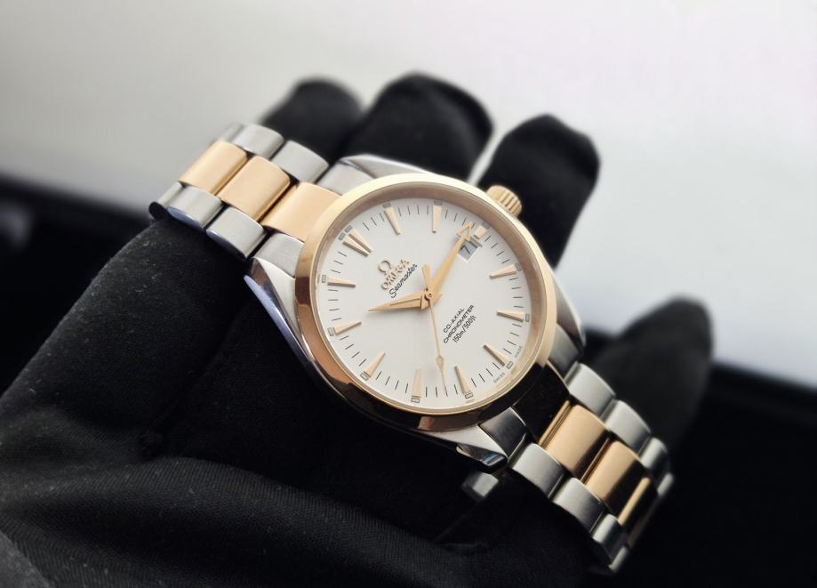 Omega Aqua Terra Steel Gold cal.2500