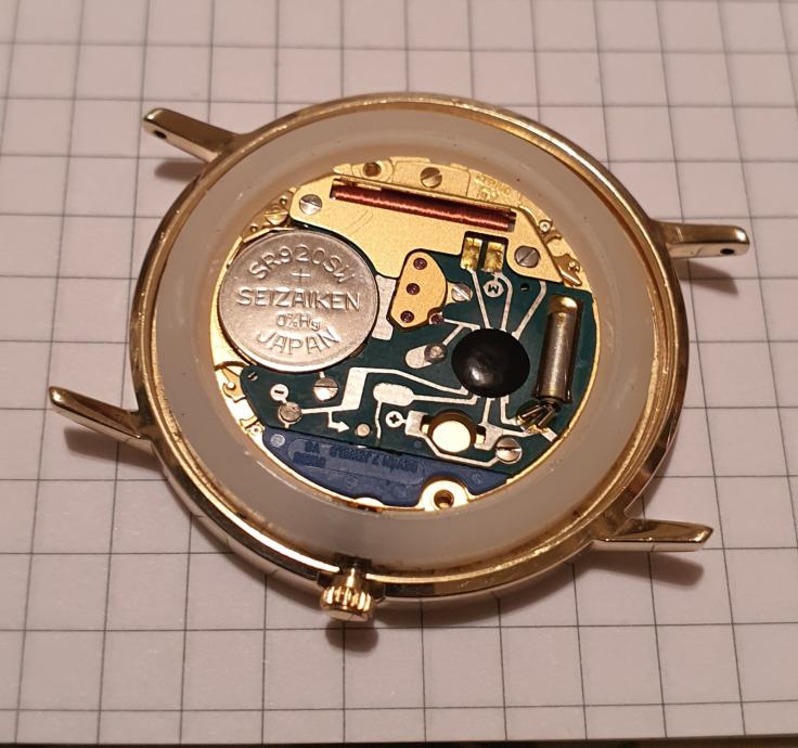 PRIOSA MUŠKI ZLATNI SAT 585 ili 14 karatno zlato 1980.