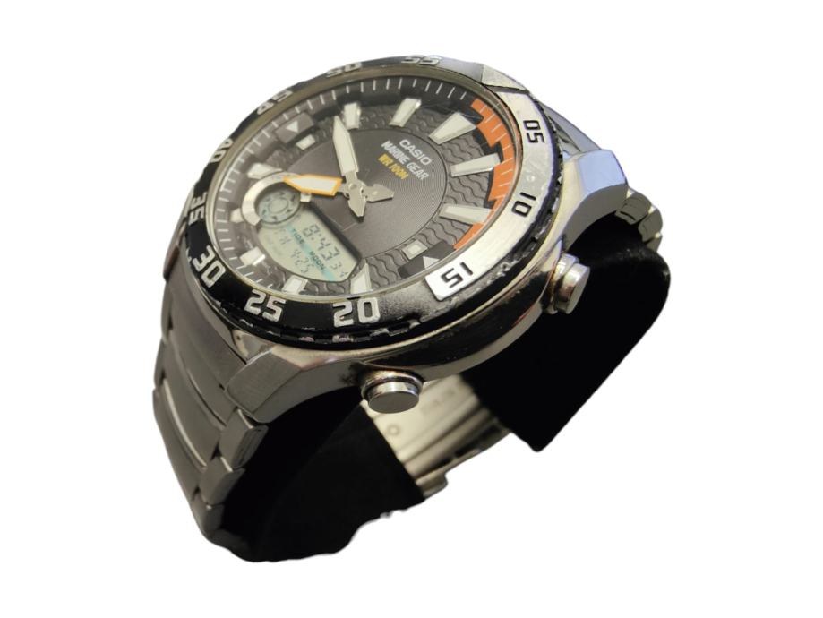 RUČNI SAT CASIO MARINE GEAR WR 100M AMW-710 / R1, RATE!