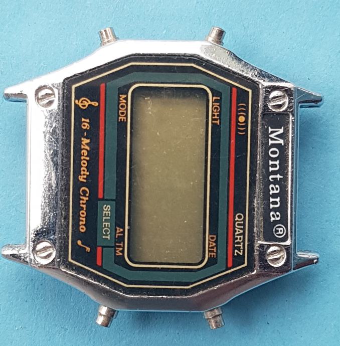 SAT MONTANA LCD 16 MELODY CHRONOGRAPH-USA