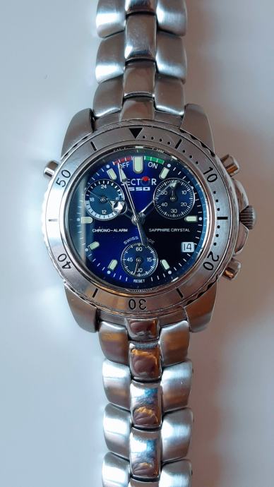 P/M: Sector 550 Alarm Chrono, SwissMade, SapphireCrystal