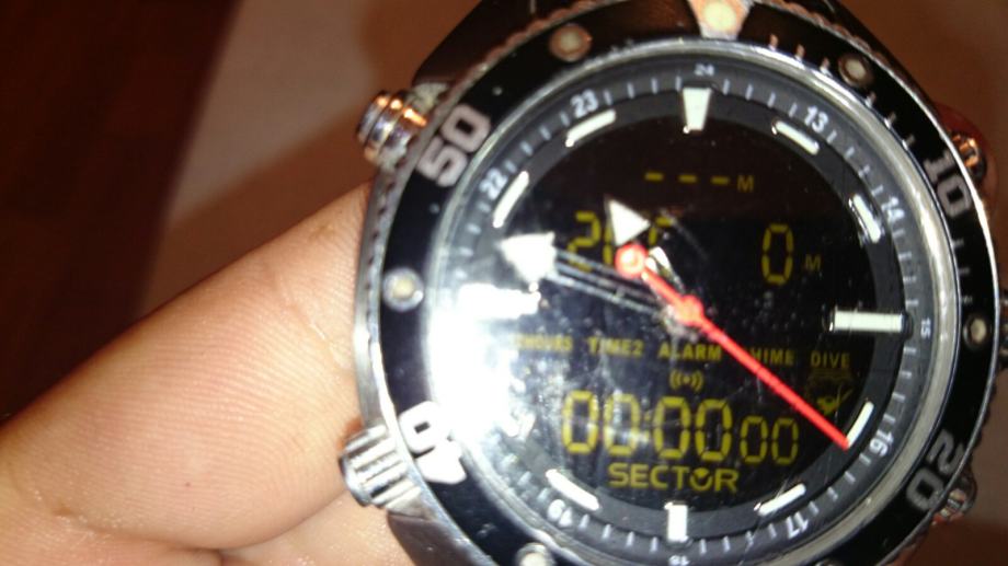 Sector Mens R3253967015 Dive Master Ana-Digi Watch