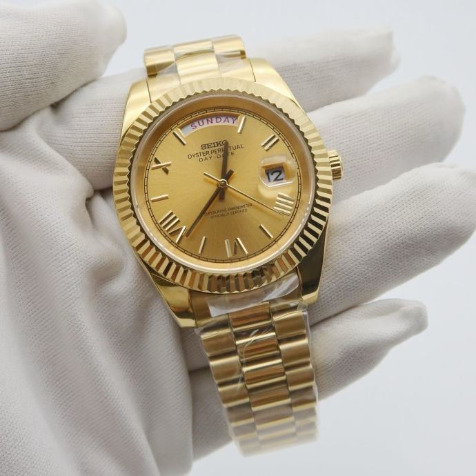 Seiko MOD Gold Presidential Day Date Automatik **NOVO**