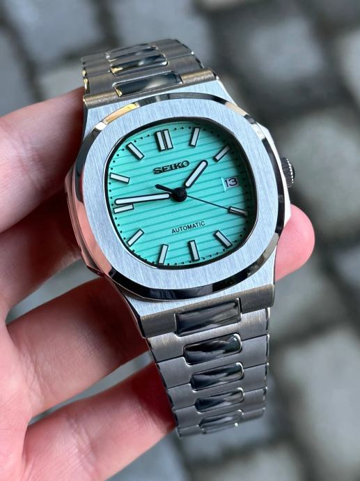 Seiko MOD Nautilus Tiffany **NOVO**