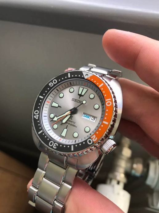Seiko turtle Dawn Grey