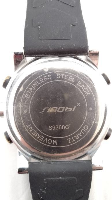 SINOBI muski sat,novi,dual display,vodootporan 3atm