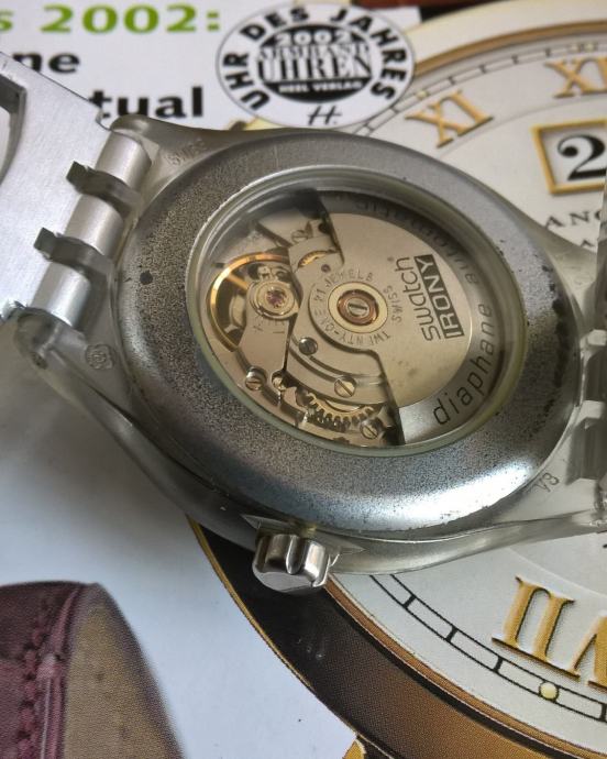 SWATCH Diaphane automatic ETA 2840