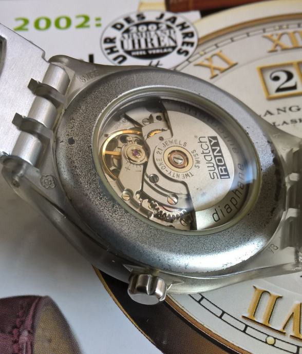 SWATCH Diaphane automatic ETA 2840