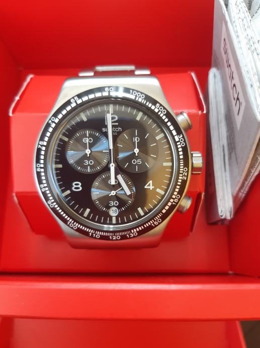 Swatch Irony Chrono Night Flight novi, nekorišten chronograph YVS444G