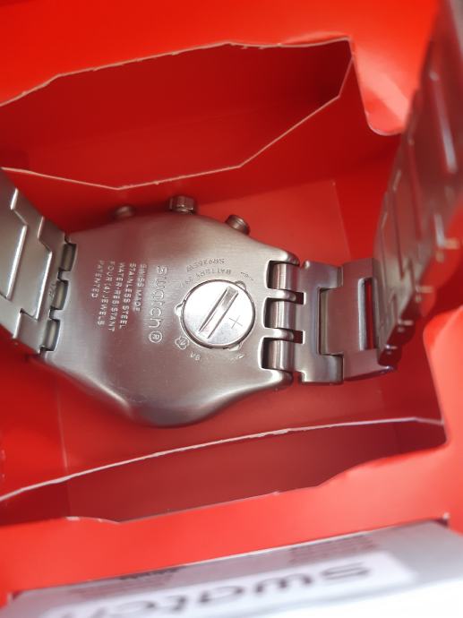 Swatch Irony Chrono Night Flight novi, nekorišten chronograph YVS444G