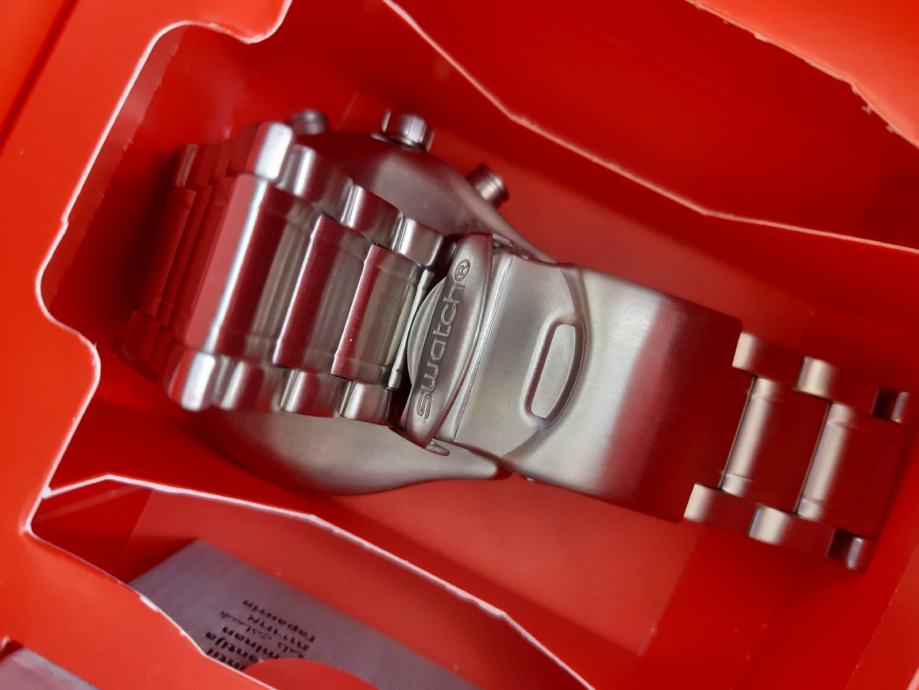 Swatch Irony Chrono Night Flight novi, nekorišten chronograph YVS444G