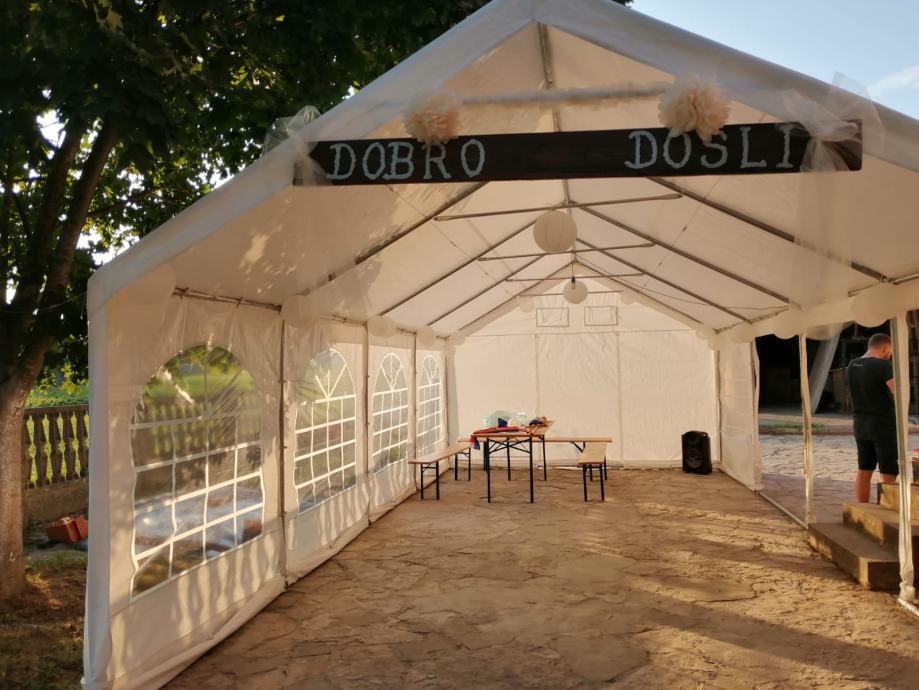 Najam šatora,stolova,barskih stolova,frižidera