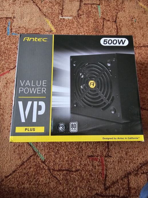 Antec VP500 Plus 80 plus, 500W napajanje