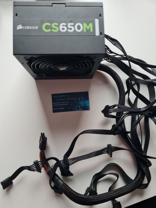 ATX Napajanje, CORSAIR CS650M 650W, 80+, Modularno - Račun / R1