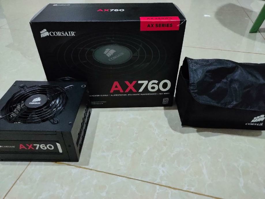 Corsair AX760 80+ Platinum PSU