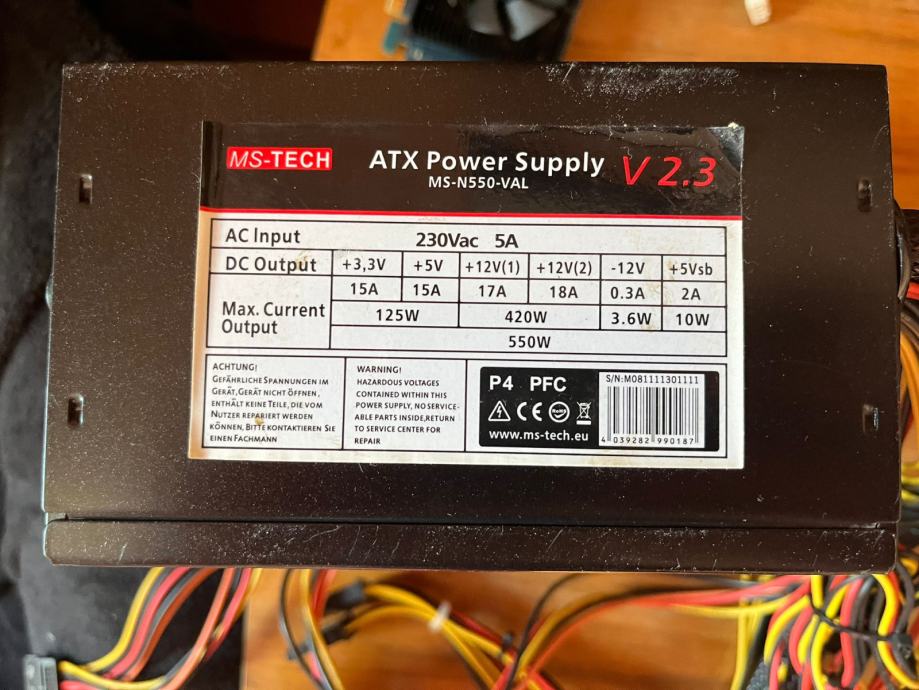 MS-TECH --- MS-N550 VAL