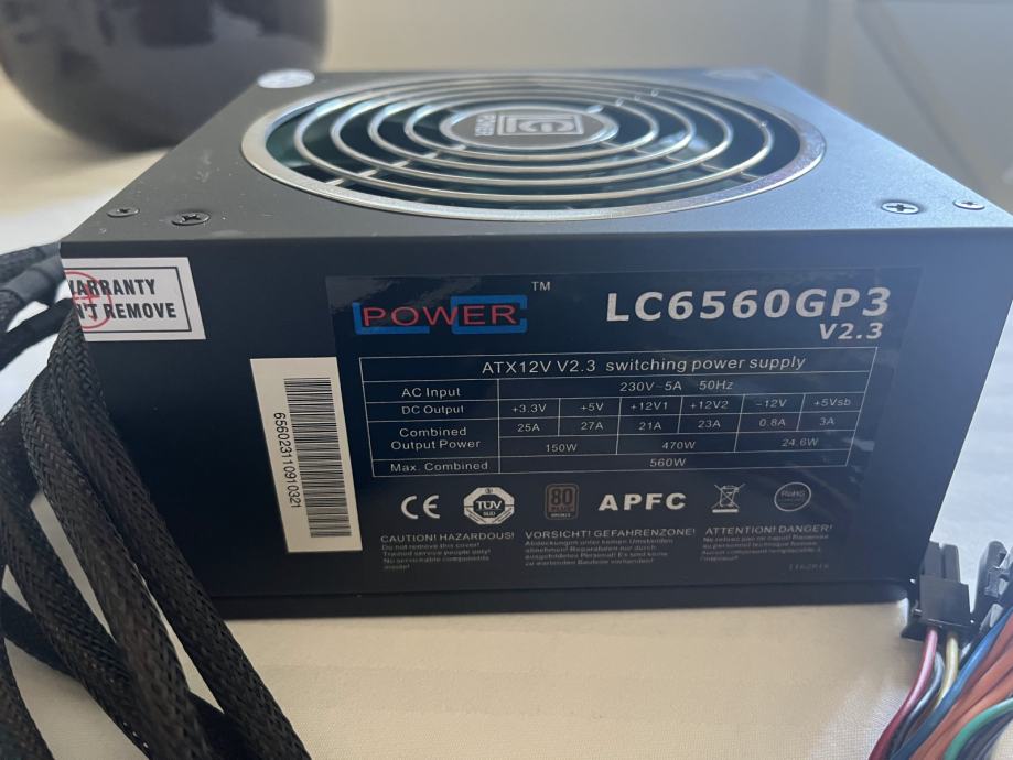 Napajanje LC POWER 560W 140mm FAN ATX PSU