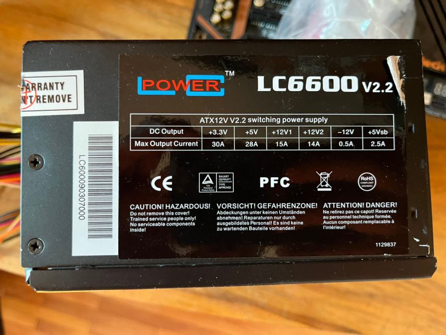 Napajanje LC Power LC6600 V2.2 600W