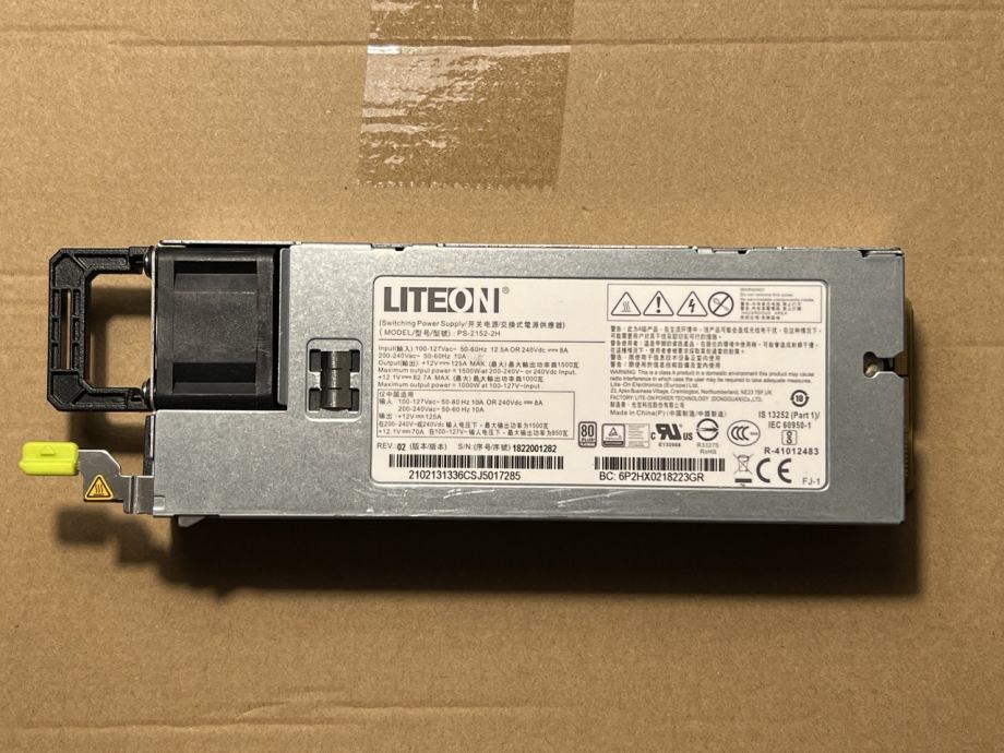 Napajanje LITEON 1500W Server AC Power Supply PSU PS-2152-2H 02131336
